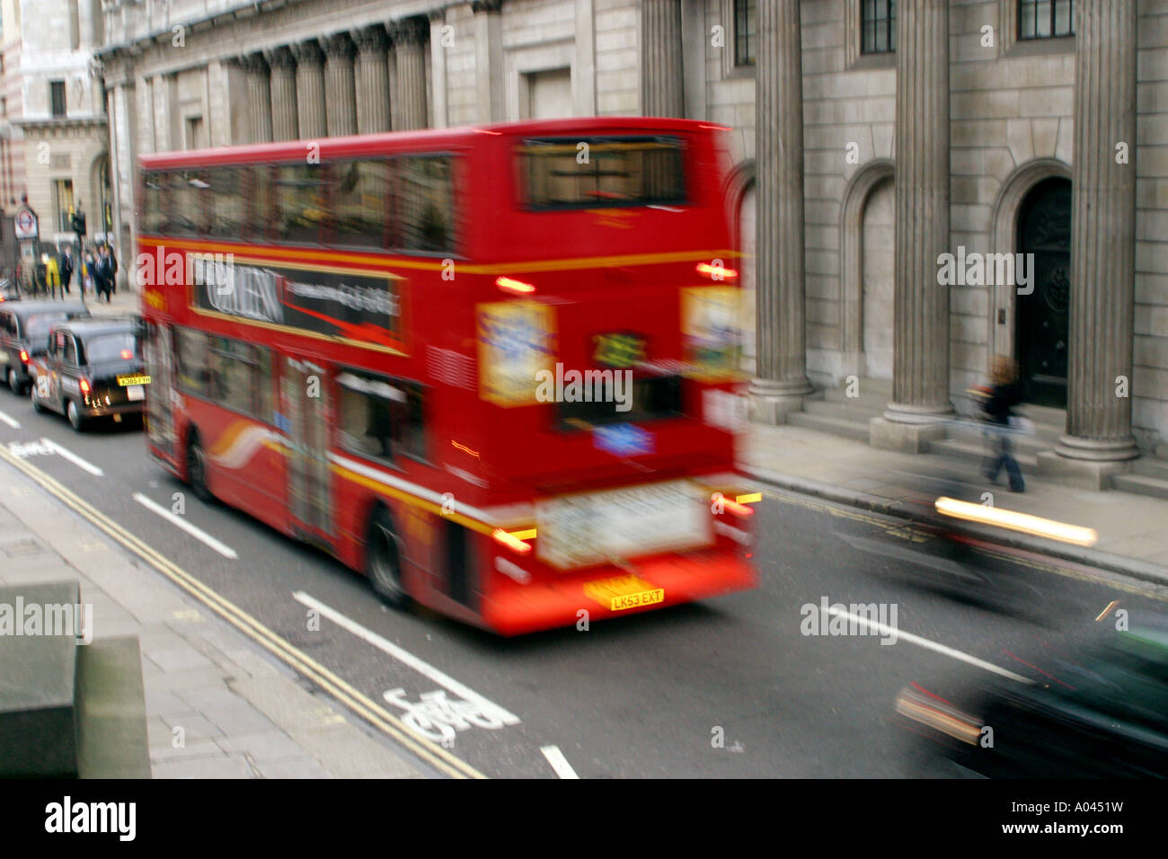 London bus movement, England Stock Photo - Alamy