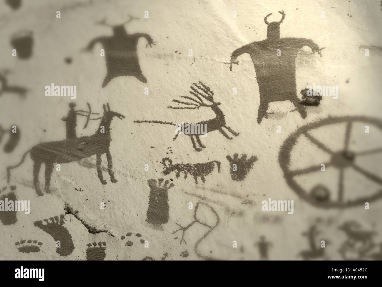 Native American Pictographs Utah USA Stock Photo - Alamy