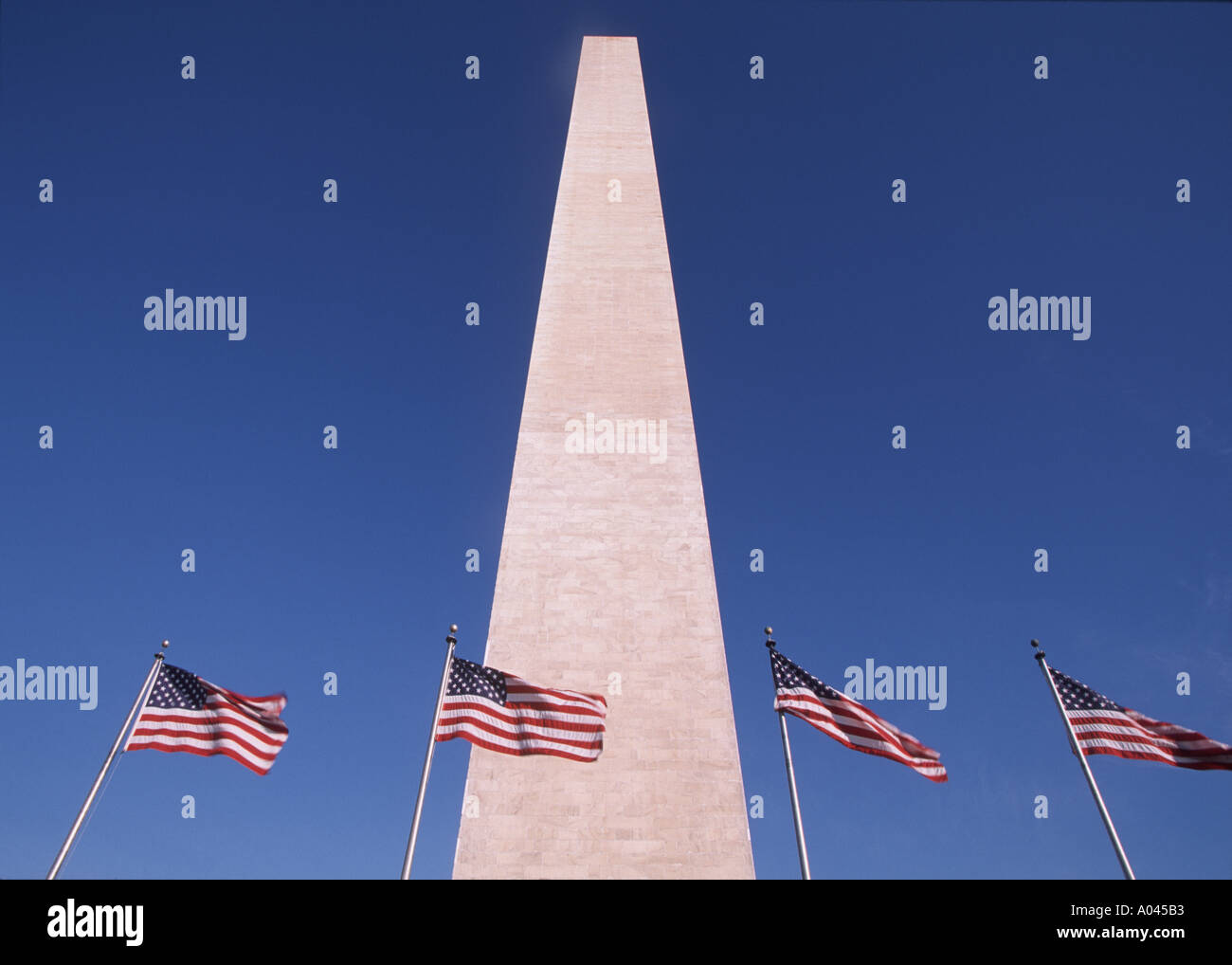 Washington Monument Washington DC US Flag Stock Photo - Alamy