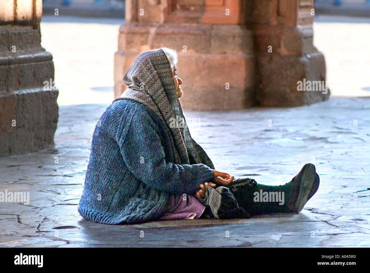 Old Woman Beggar Begging On Stock Photos & Old Woman Beggar Begging On ...