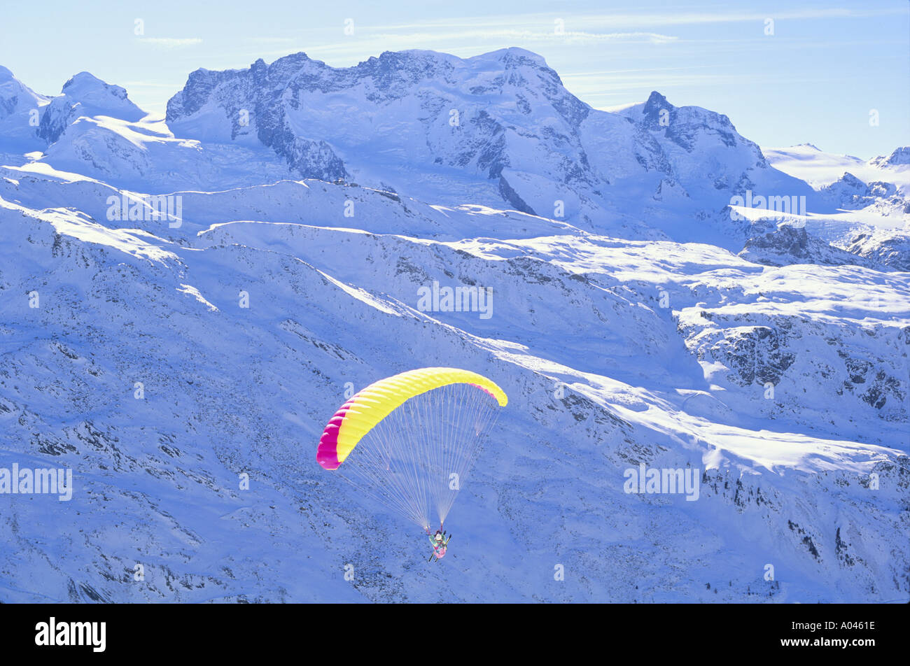 Parasailing zermatt hi-res stock photography and images - Alamy