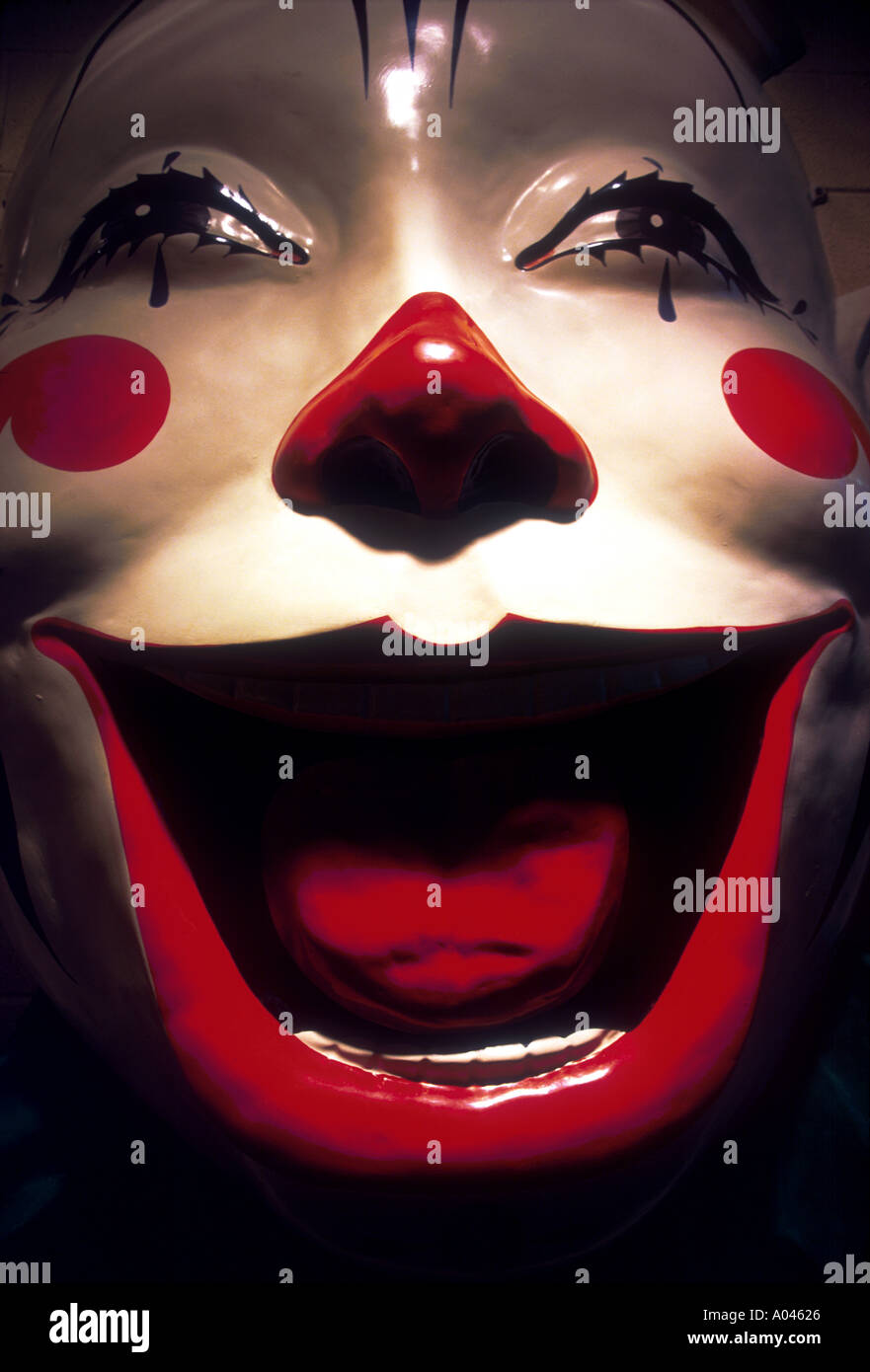Clown face Close up Stock Photo - Alamy