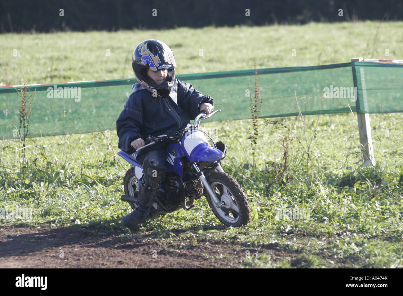 Child doing motocross hi-res stock photography and images - Alamy