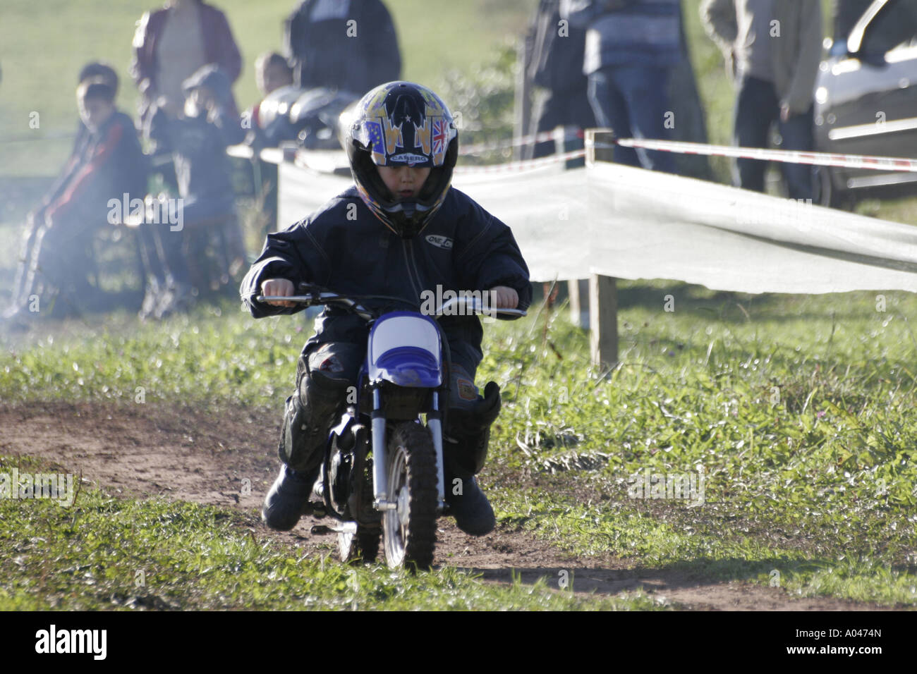 Child doing motocross hi-res stock photography and images - Alamy