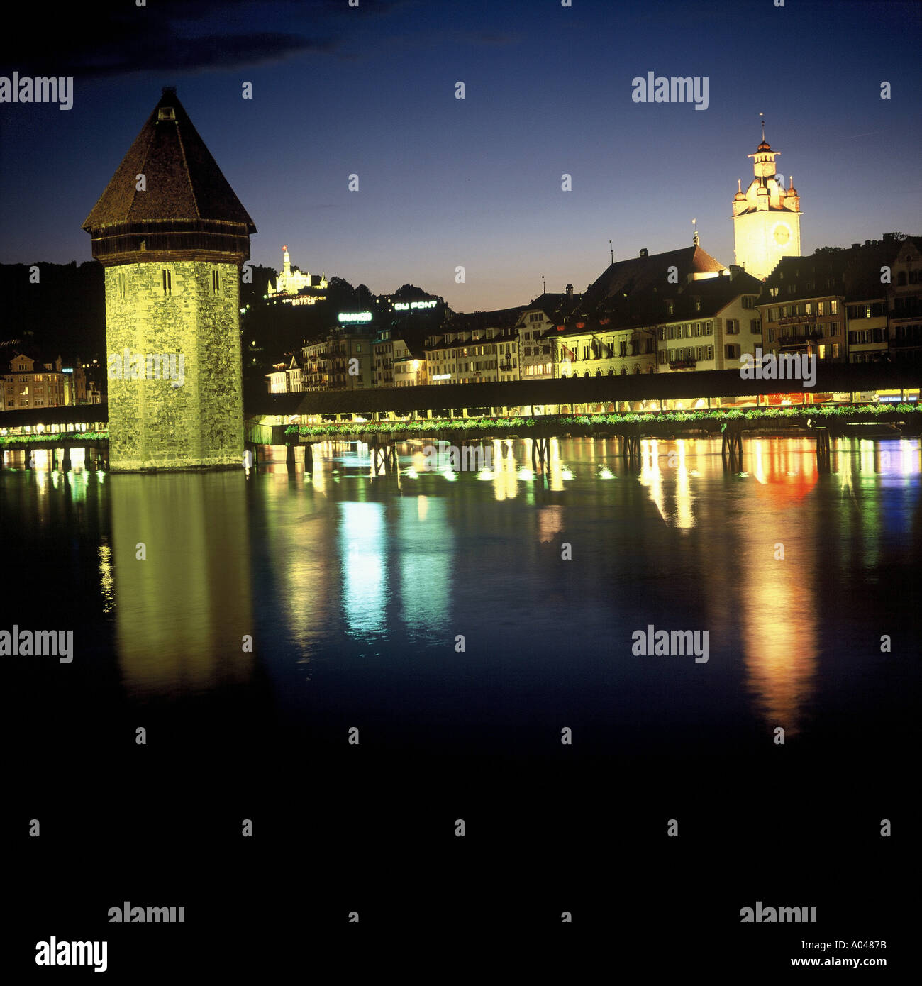 Kapel bridge hi-res stock photography and images - Alamy