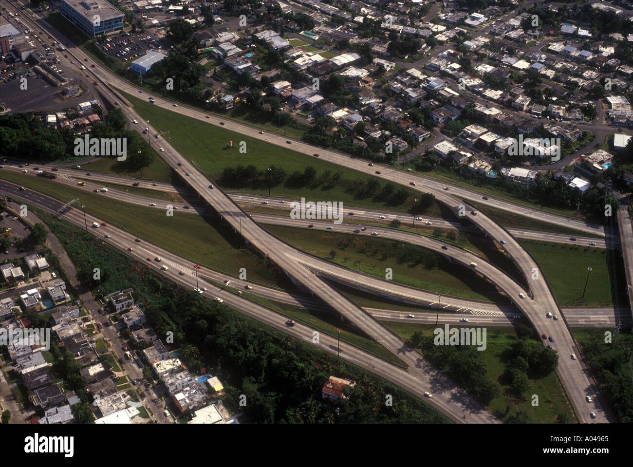 Complex roadway interchange hi-res stock photography and images - Alamy