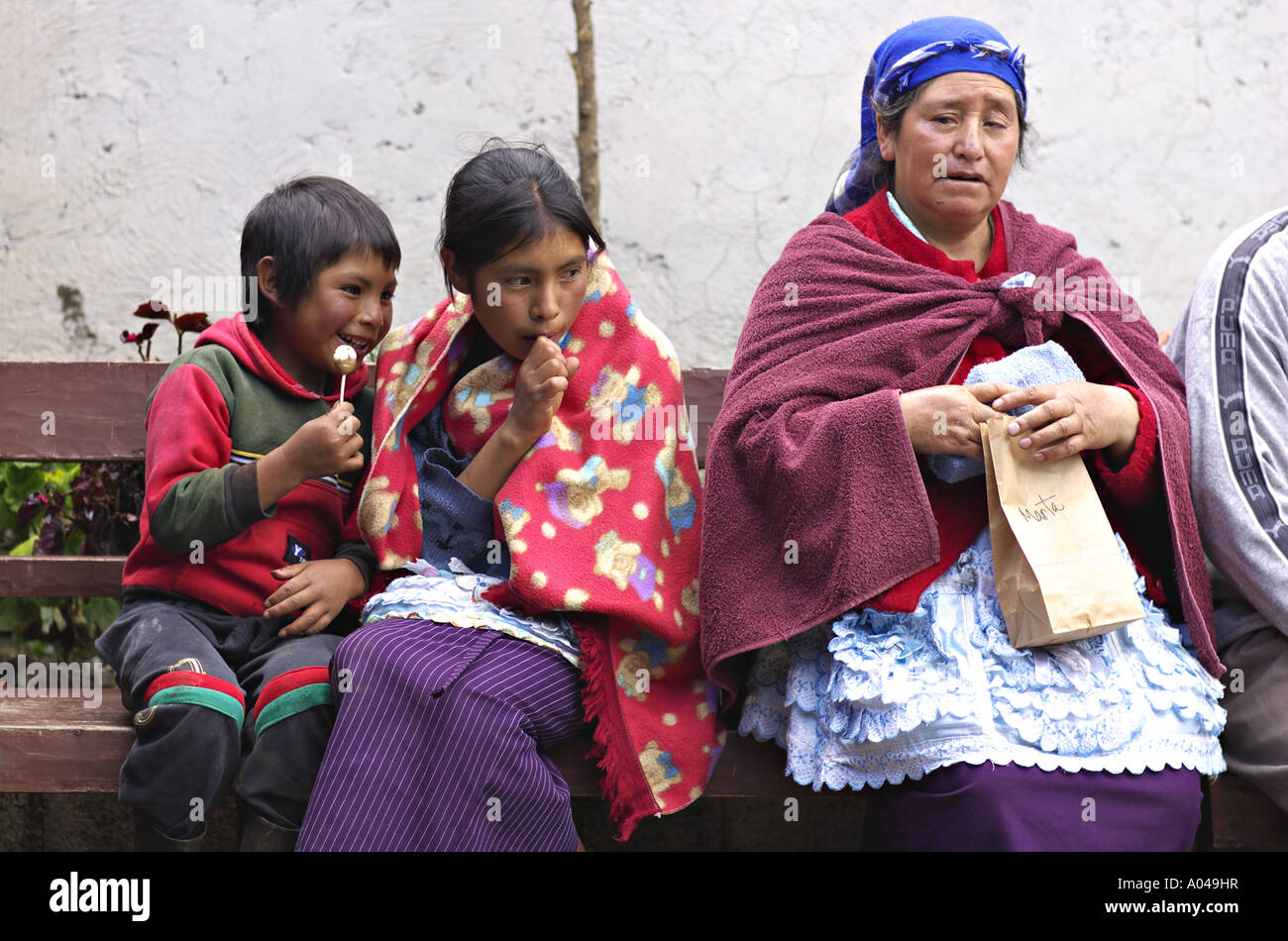 GUATEMALA CAPELLANIA Indigenous Maya Quiche family waiting to be seen ...