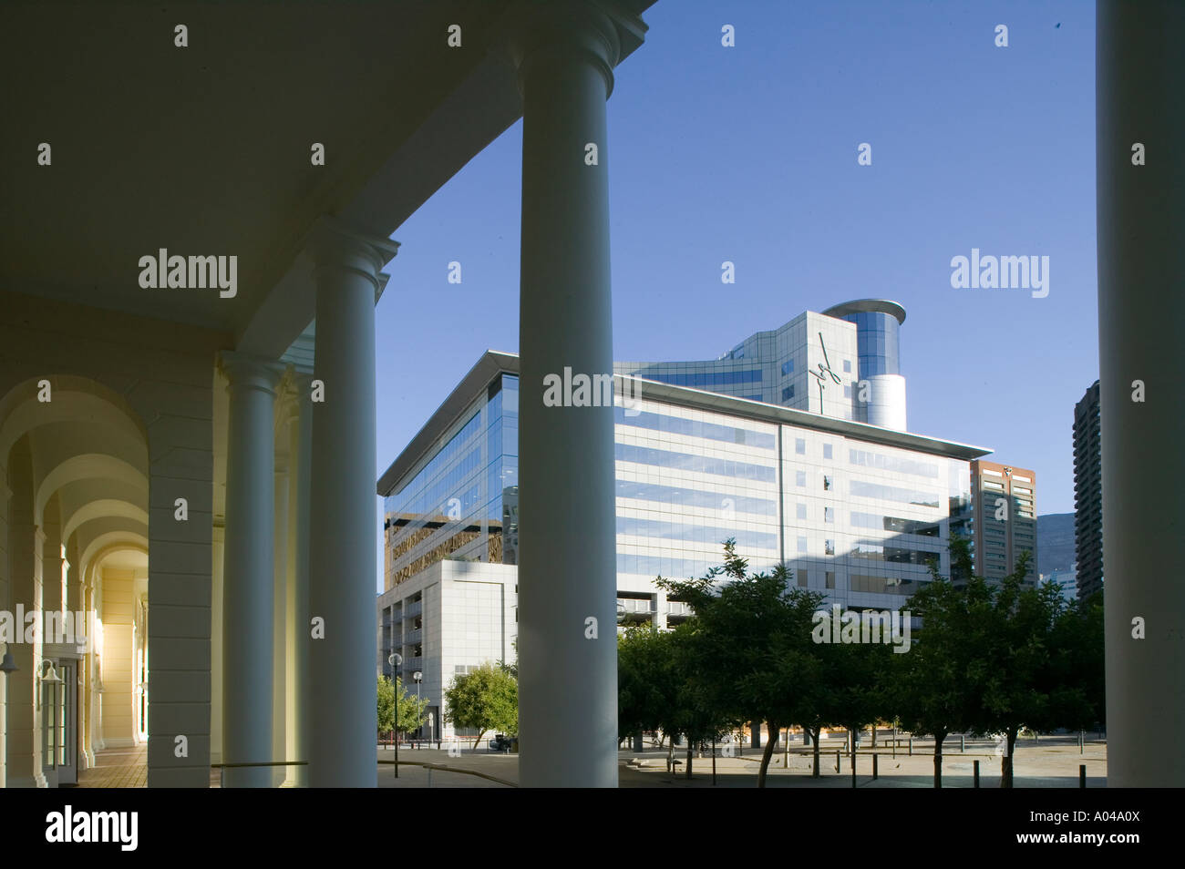 South Africa Cape Town Afternoon sun lights Cullinan Hotel and Holiday ...