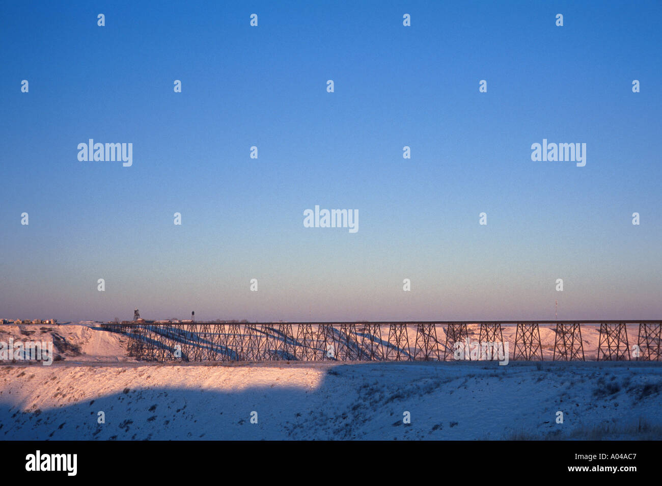 Lethbridge old man river bridge hi-res stock photography and images - Alamy