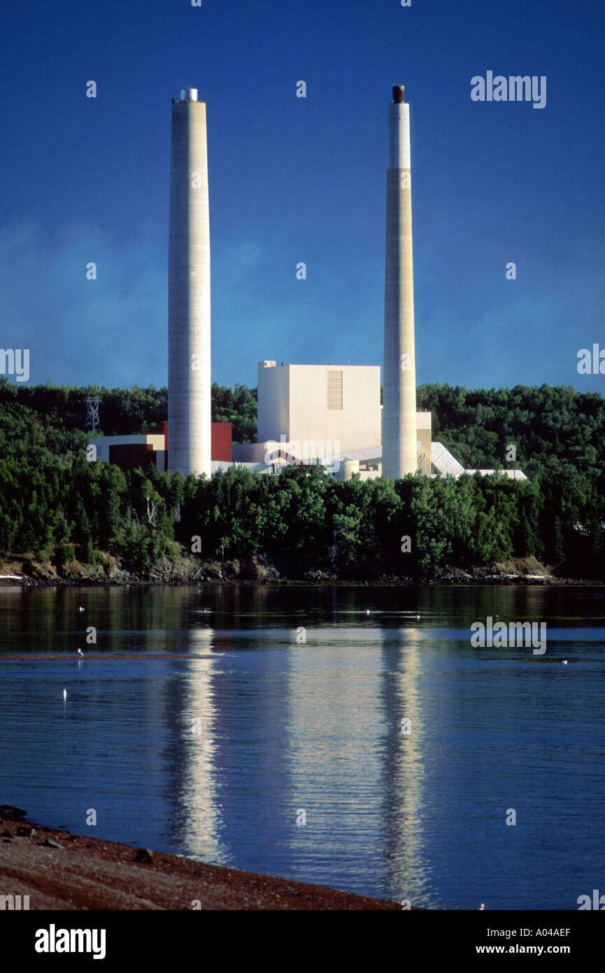 coal fired power generating plant New Brunswick Canada Stock Photo - Alamy