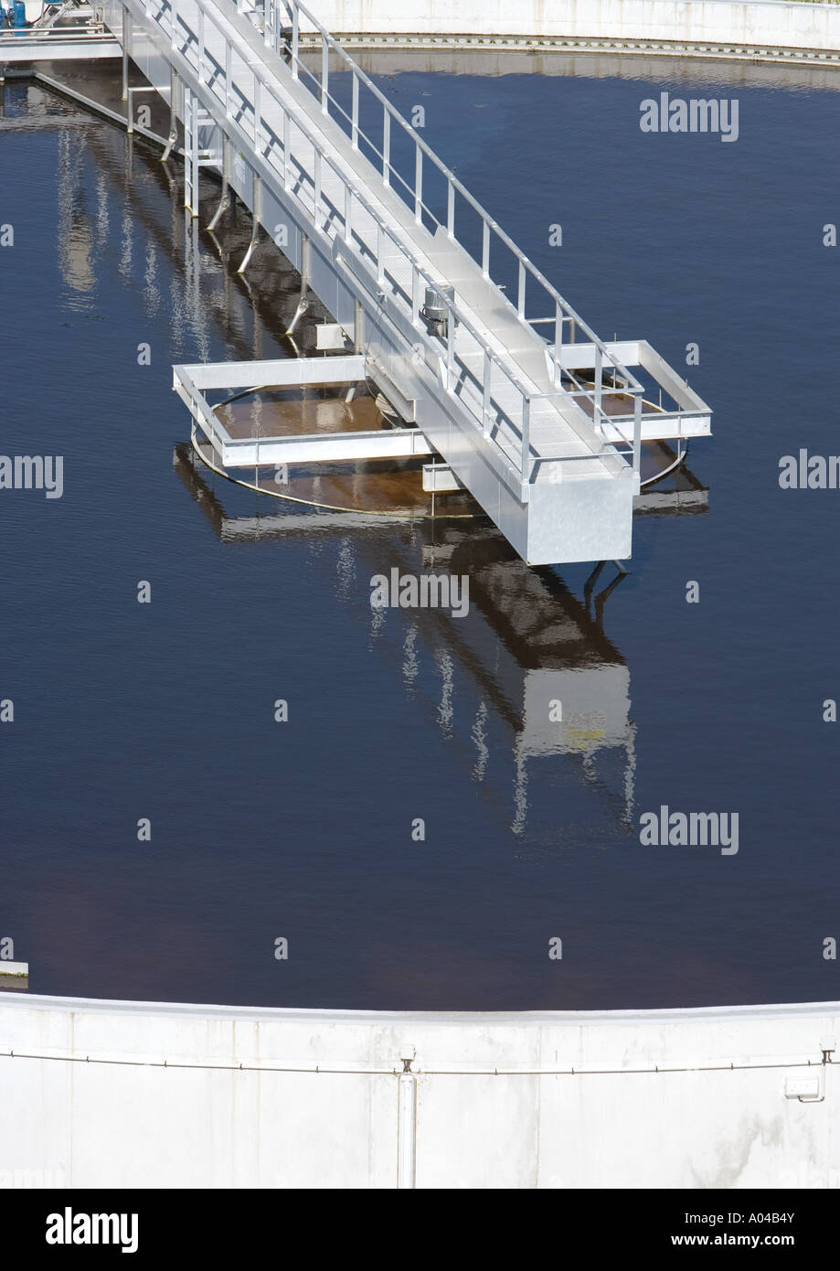 Sewage plant settling tanks hi-res stock photography and images - Alamy