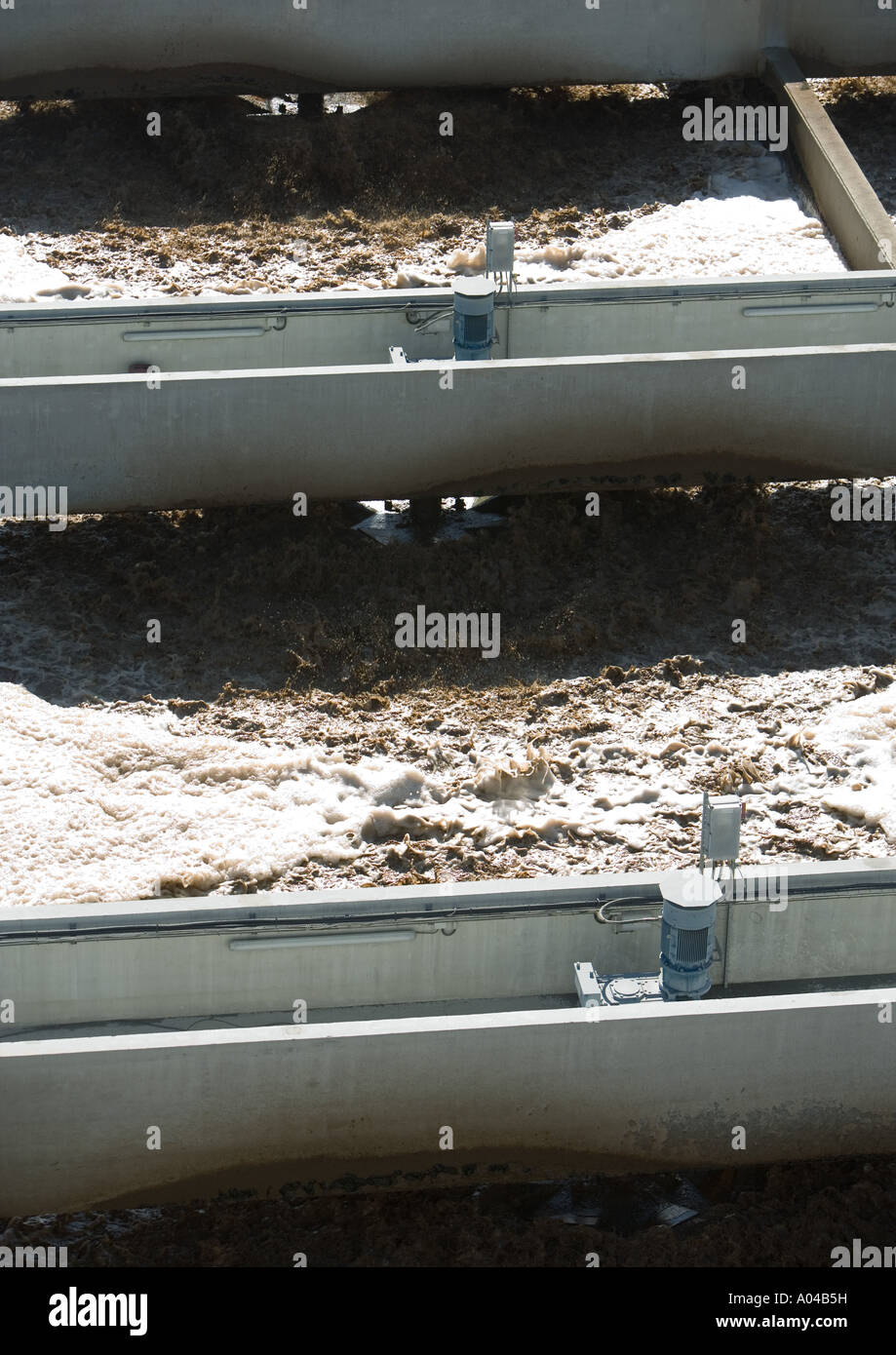 Paper mill, waste water Stock Photo - Alamy