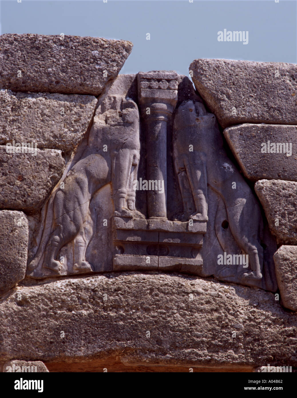 Mycenae lion gate hi-res stock photography and images - Alamy