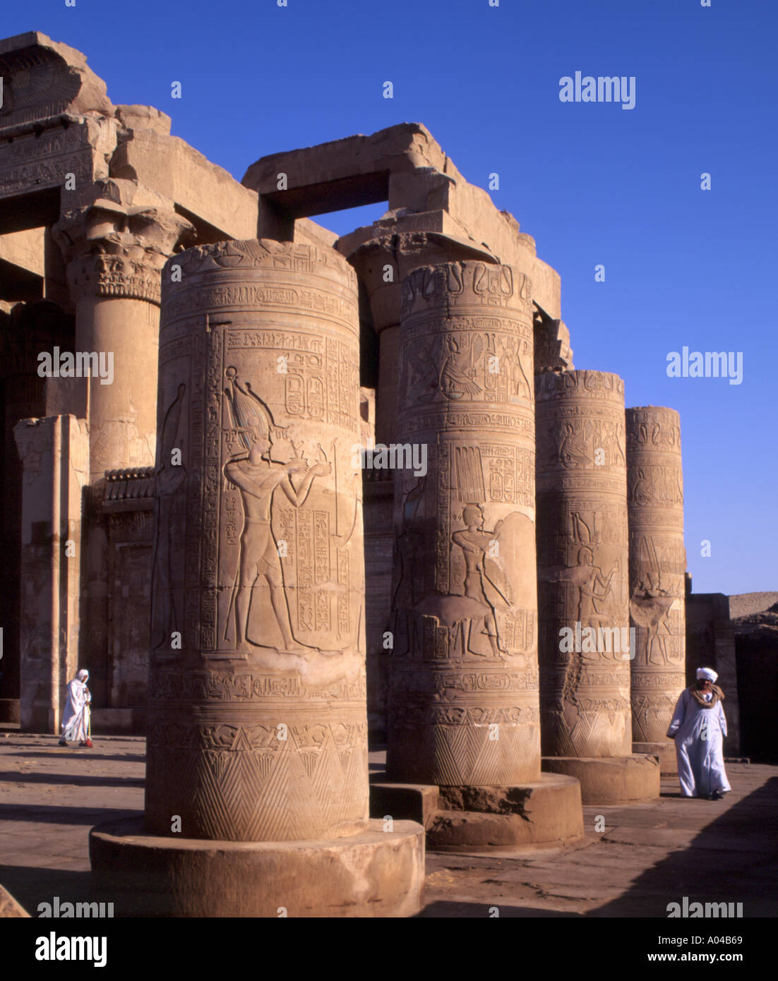 Egypt Kom Ombo temple Stock Photo - Alamy