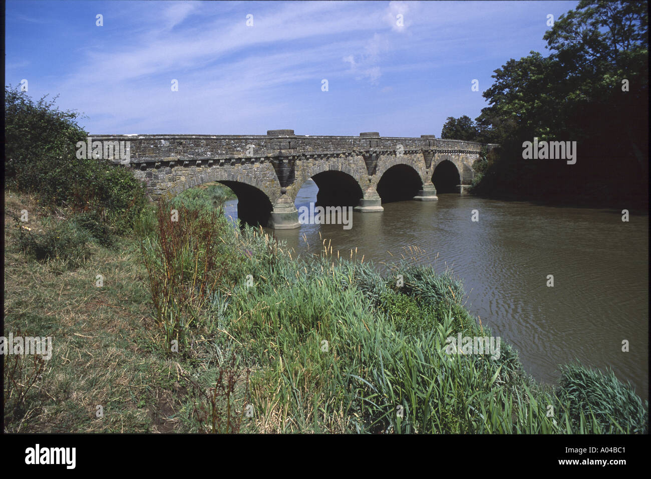 Bridge across the River Arun at Amberley Sussex UK Stock Photo - Alamy