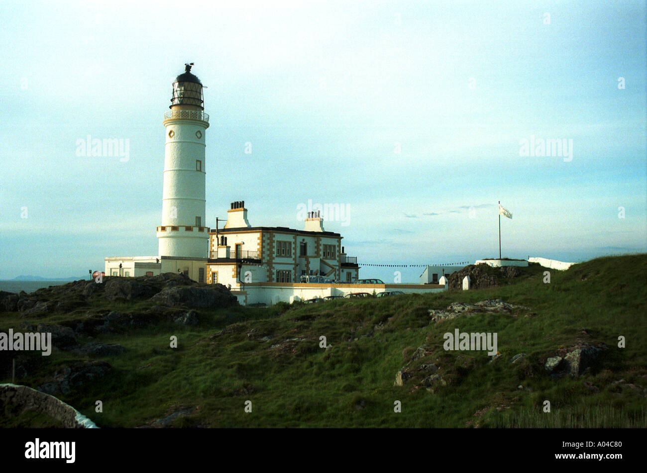 Coreswall Point lighthouse Mull of Galloway Scotland Stock Photo - Alamy