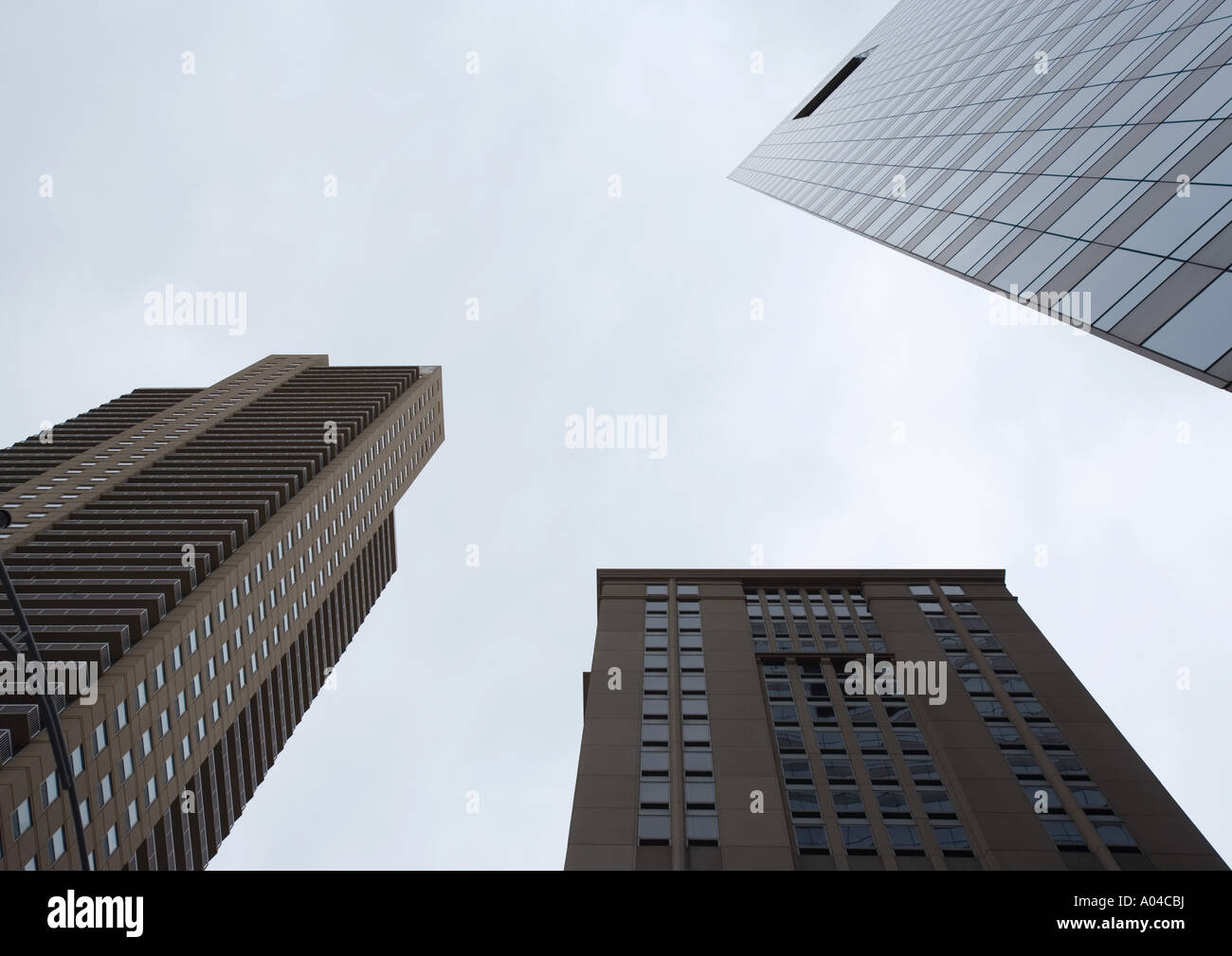 High rise buildings, low angle view Stock Photo - Alamy