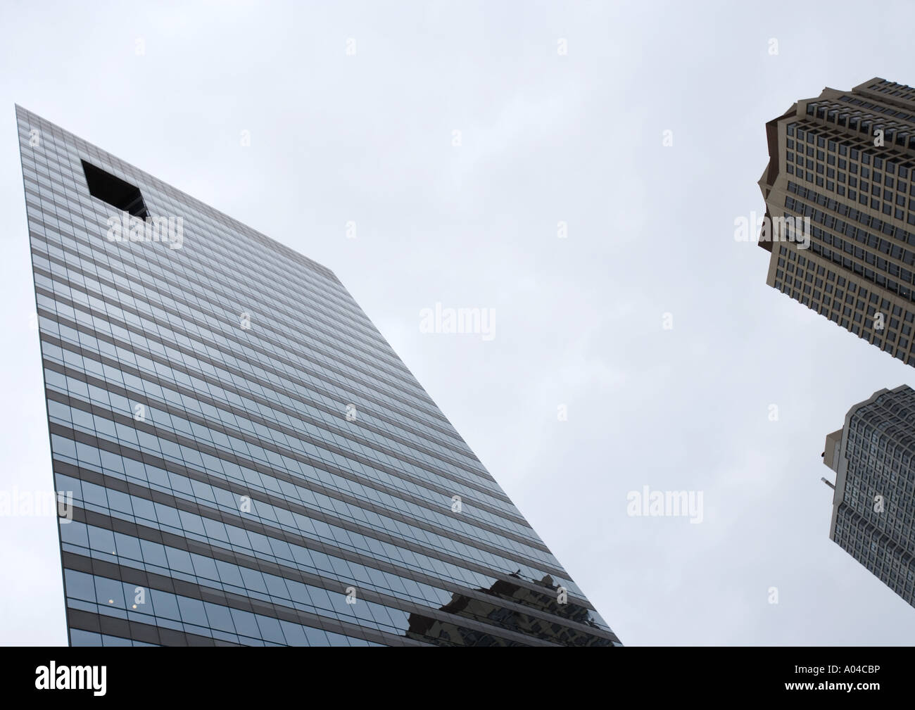 High rise buildings, low angle view Stock Photo - Alamy