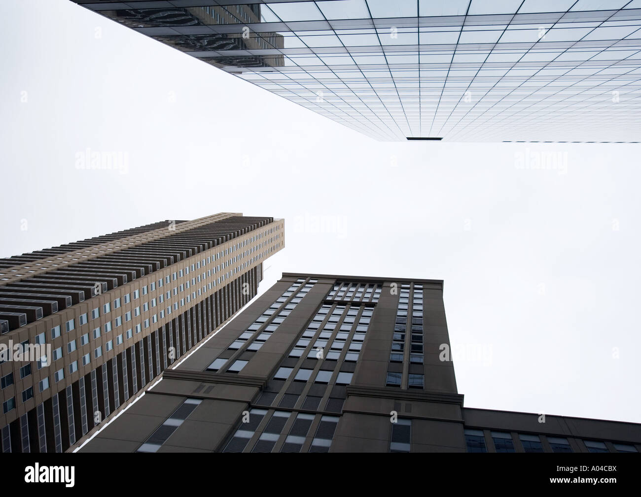 High rise buildings, low angle view Stock Photo - Alamy