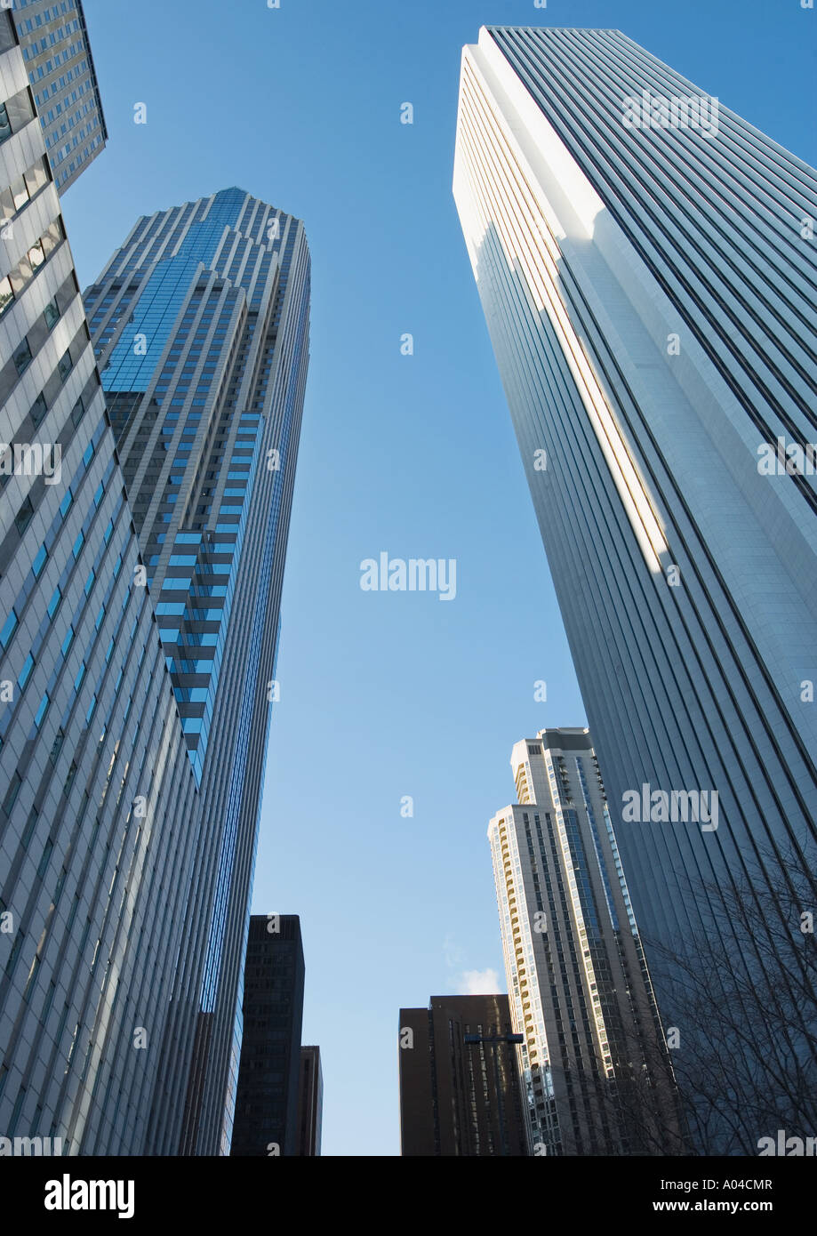 Skycrapers from below hi-res stock photography and images - Alamy
