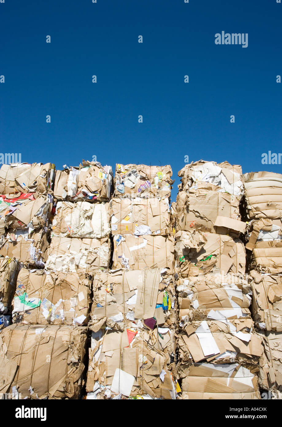 Bales of paper Stock Photo - Alamy