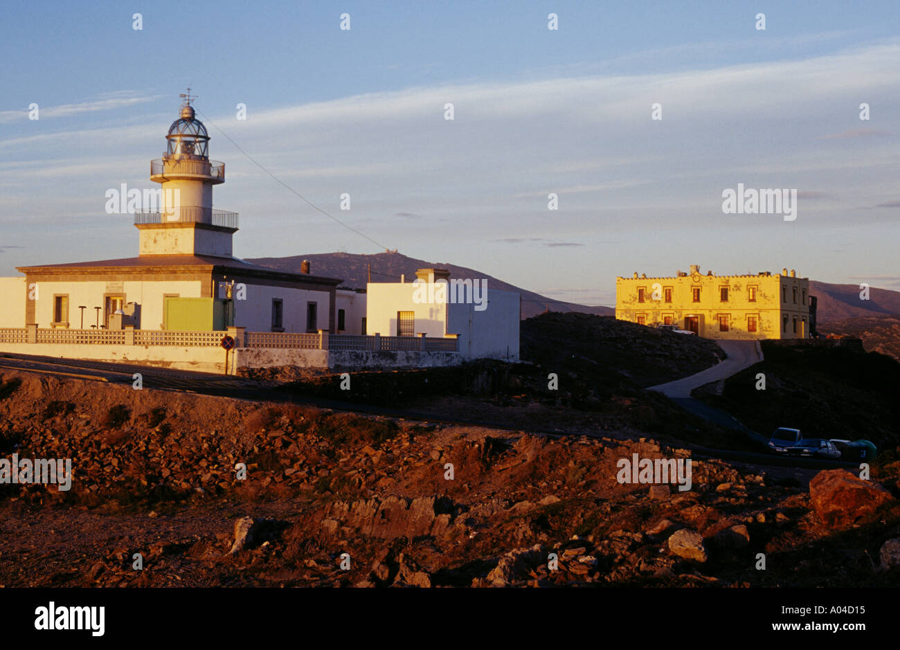 Cap De Creus lighthouse near Cadaques Spain Stock Photo - Alamy
