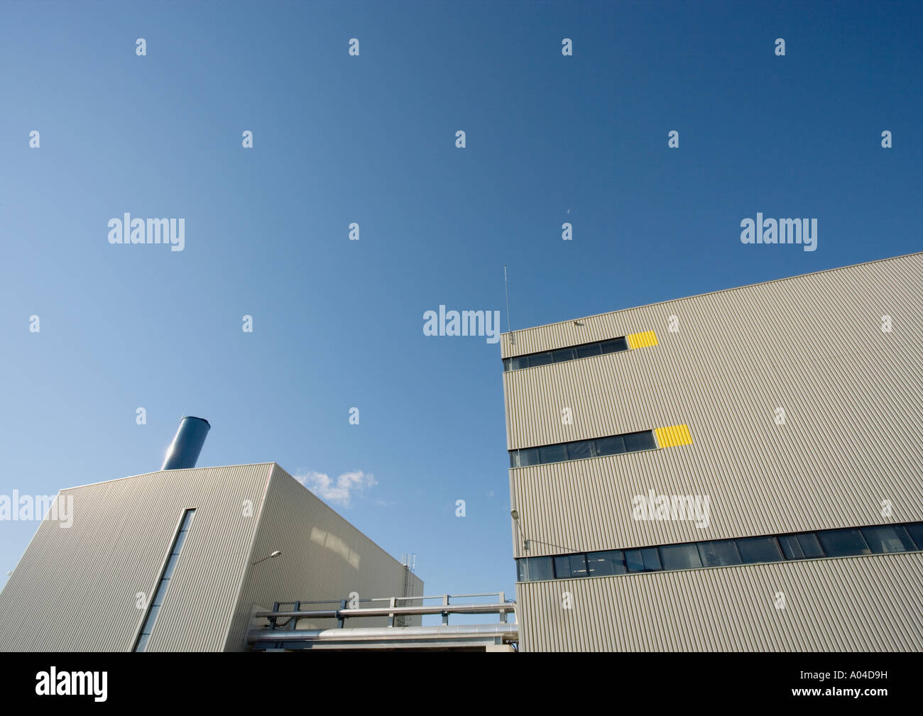 Paper plant, factory building Stock Photo - Alamy