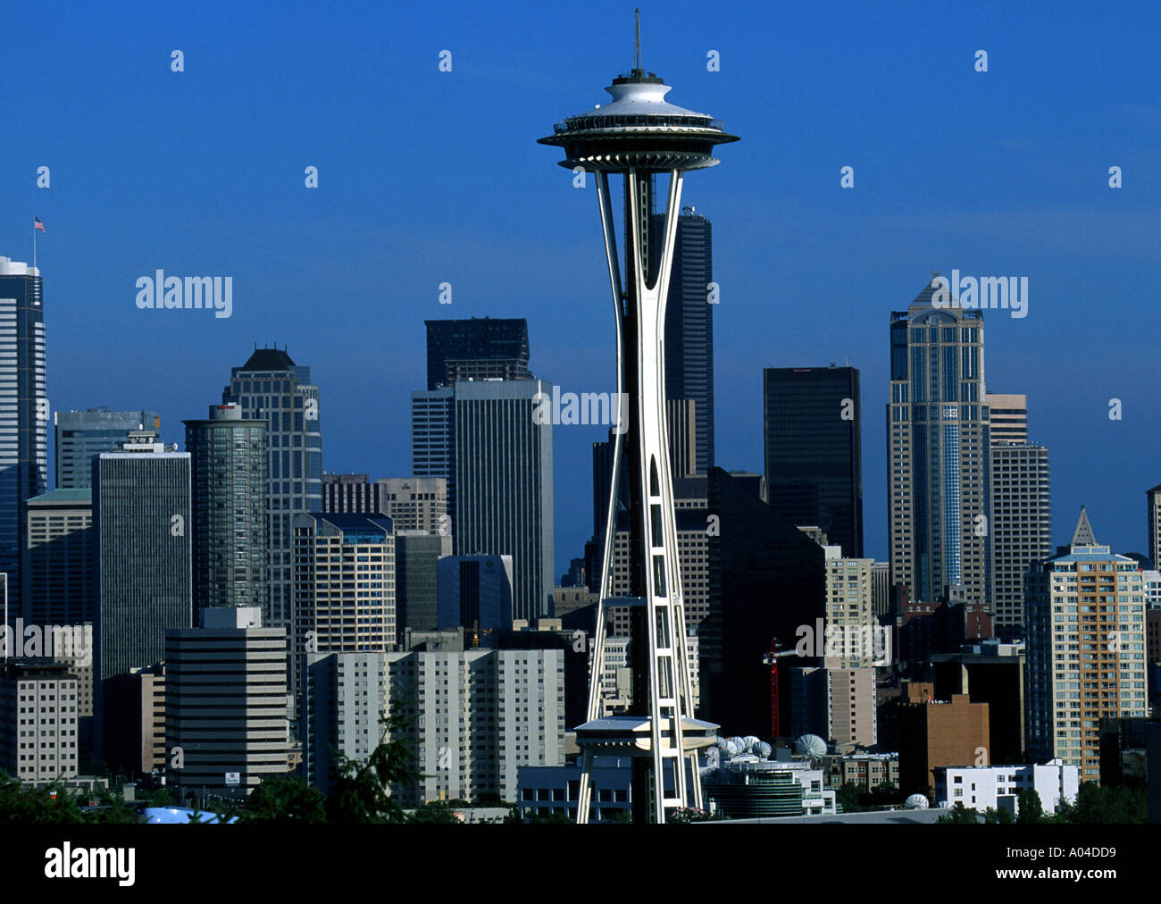 Space needle seattle close up hi-res stock photography and images - Alamy