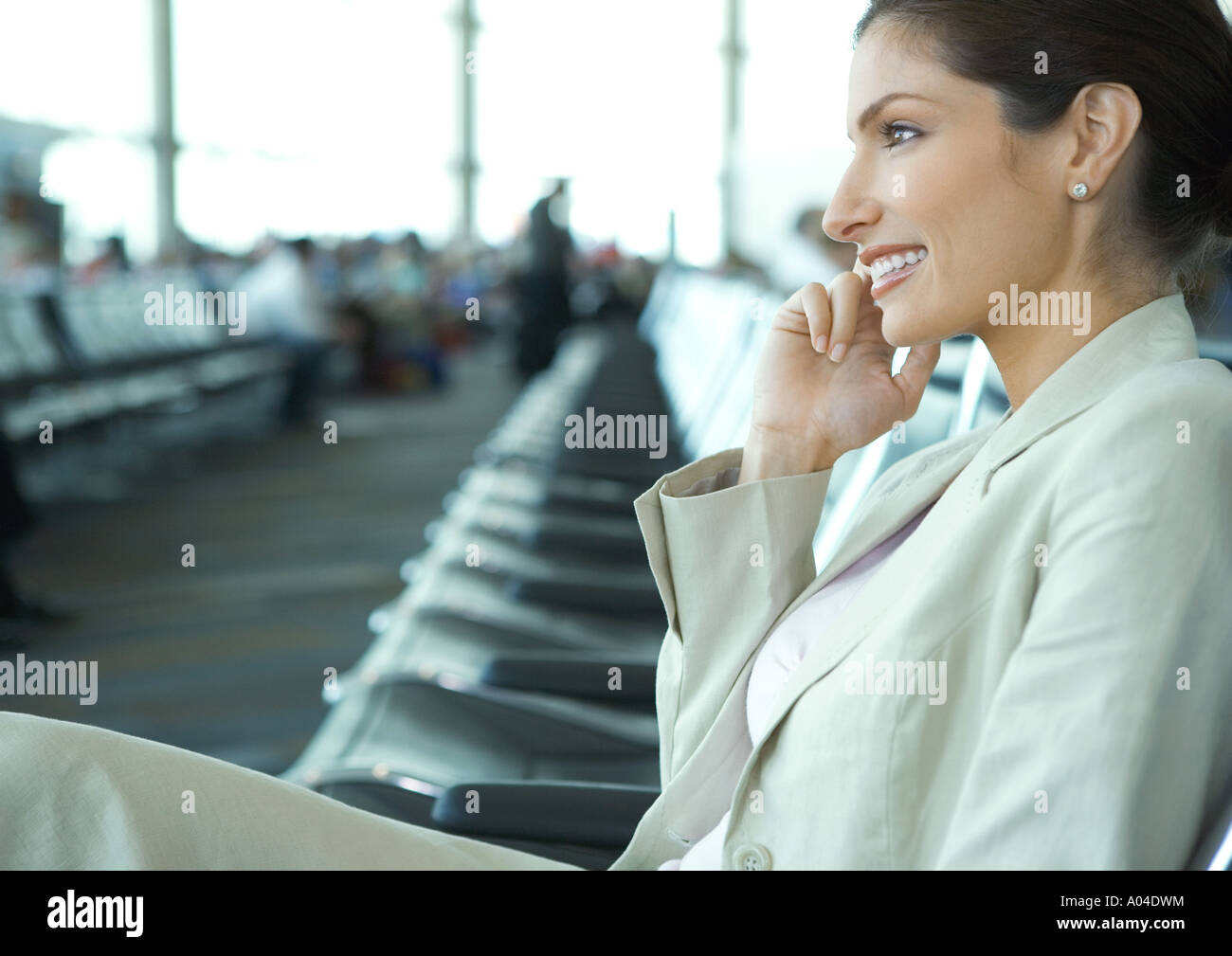 Communication in airports hi-res stock photography and images - Alamy