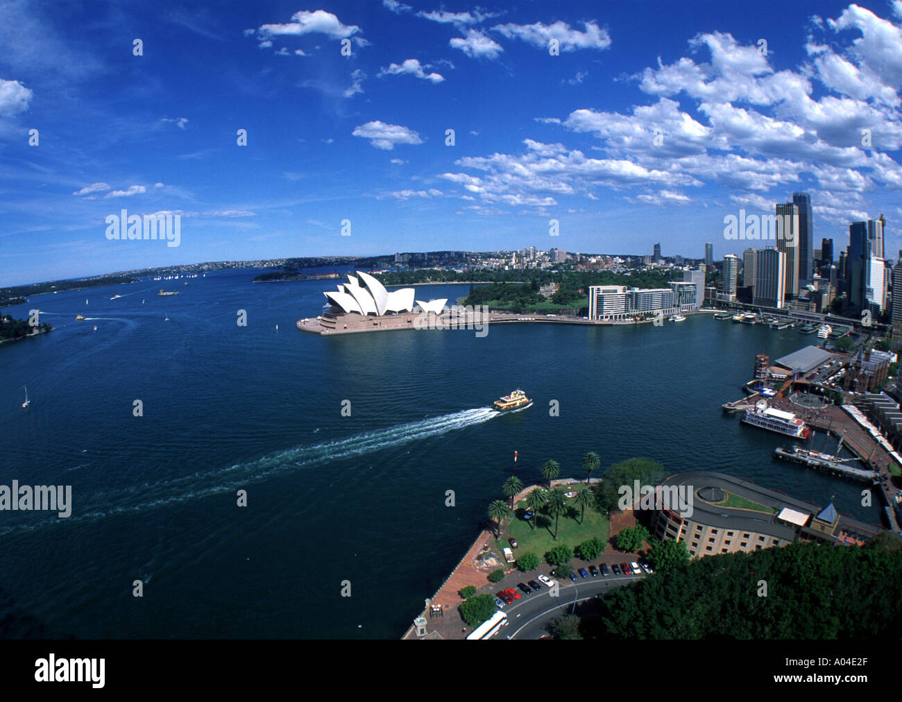 Sydney australia 2000 olympics harbor opera house blue hi-res stock ...