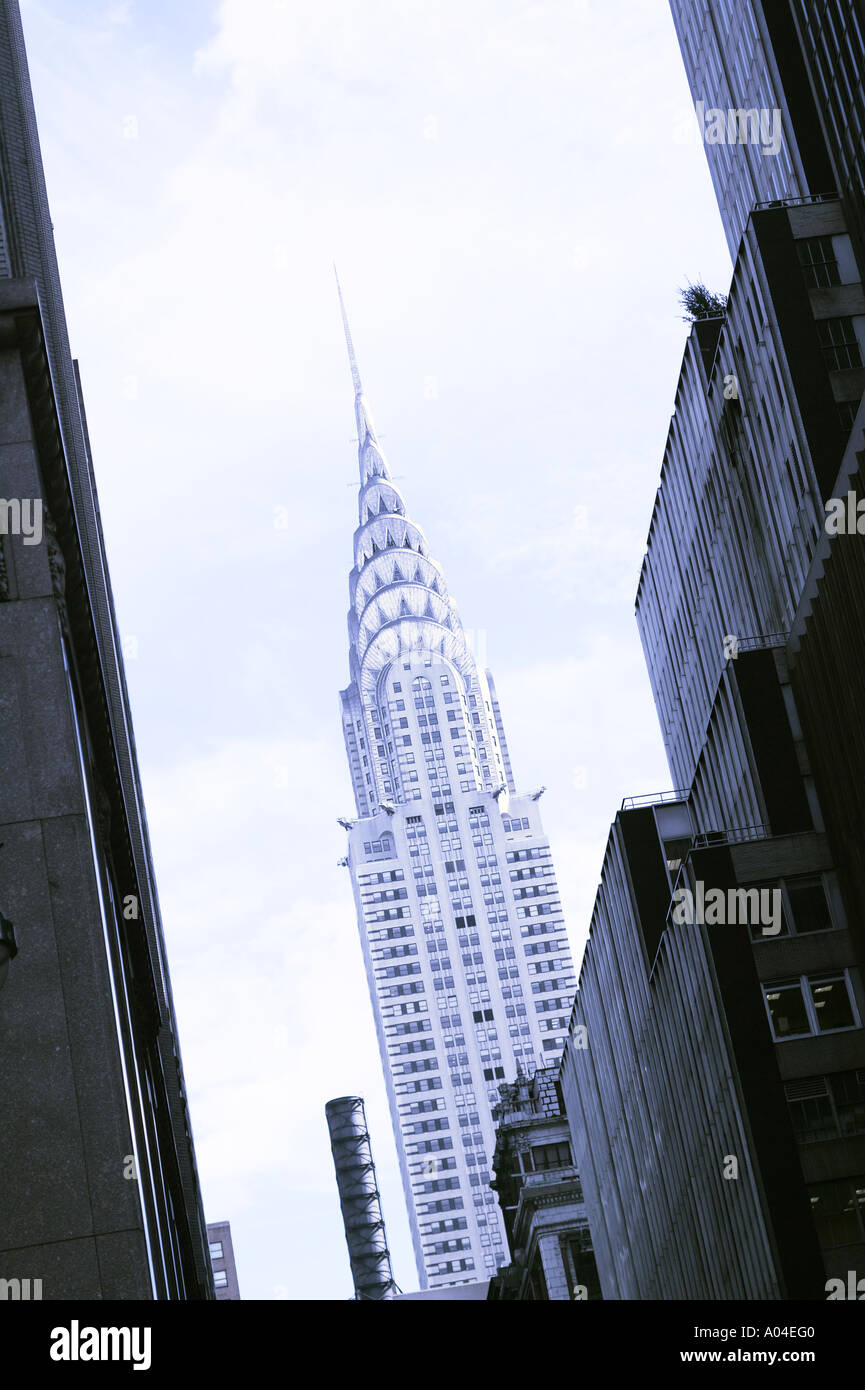New york crysler building hi-res stock photography and images - Alamy