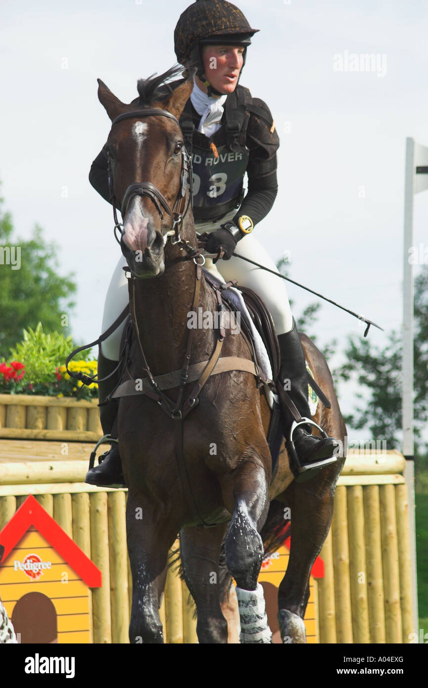 Three Day Event Rider Ruth Edge Completing at the Burghley Horse Trails ...