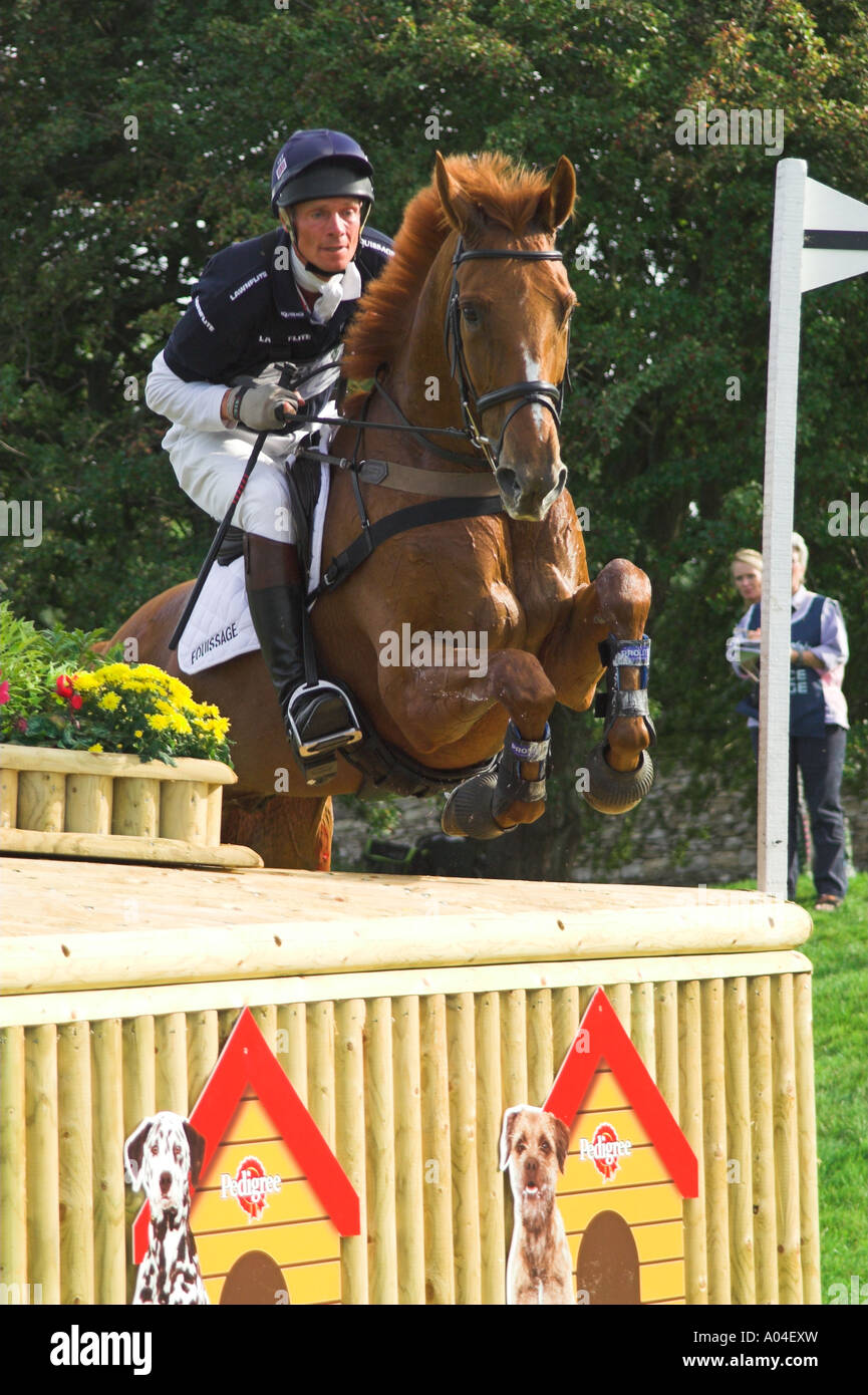 Three Day Event Rider William Fox -Pitt competing at the Burghley Horse ...