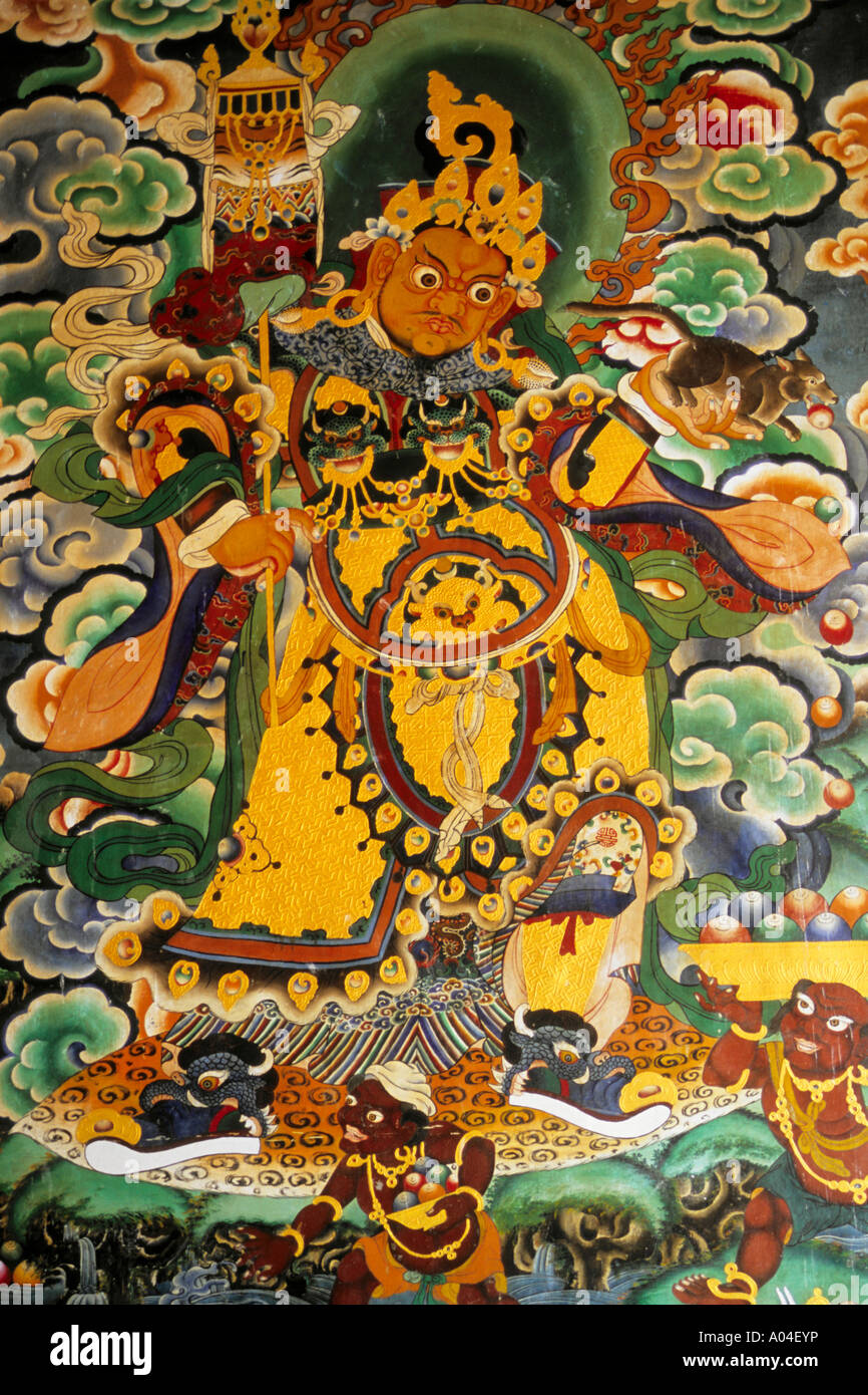 India Sikkim Gangtok Rumtek Gompa tibetan buddhist monastery Stock ...