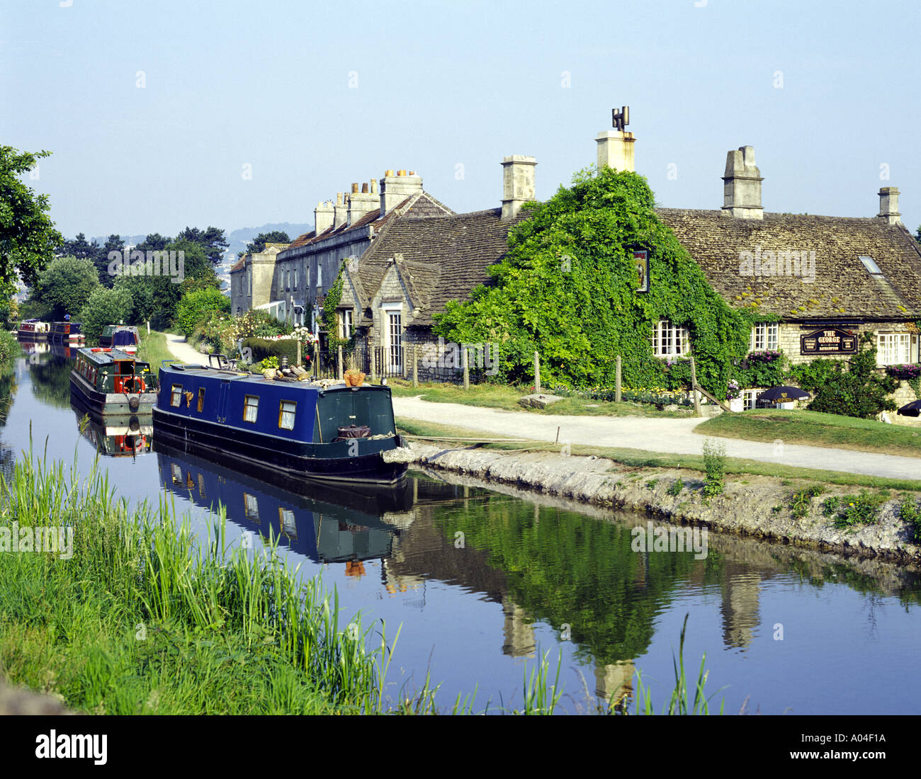 The George Inn Kennet and Avon Canal Bath Somerset UK Stock Photo - Alamy