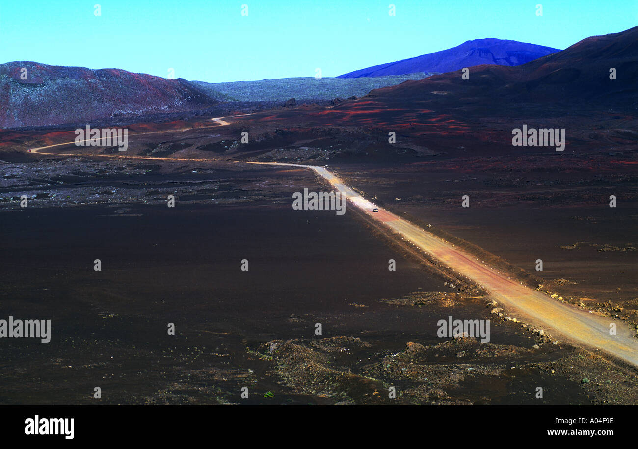 road ile de la reunion 1999 Stock Photo - Alamy
