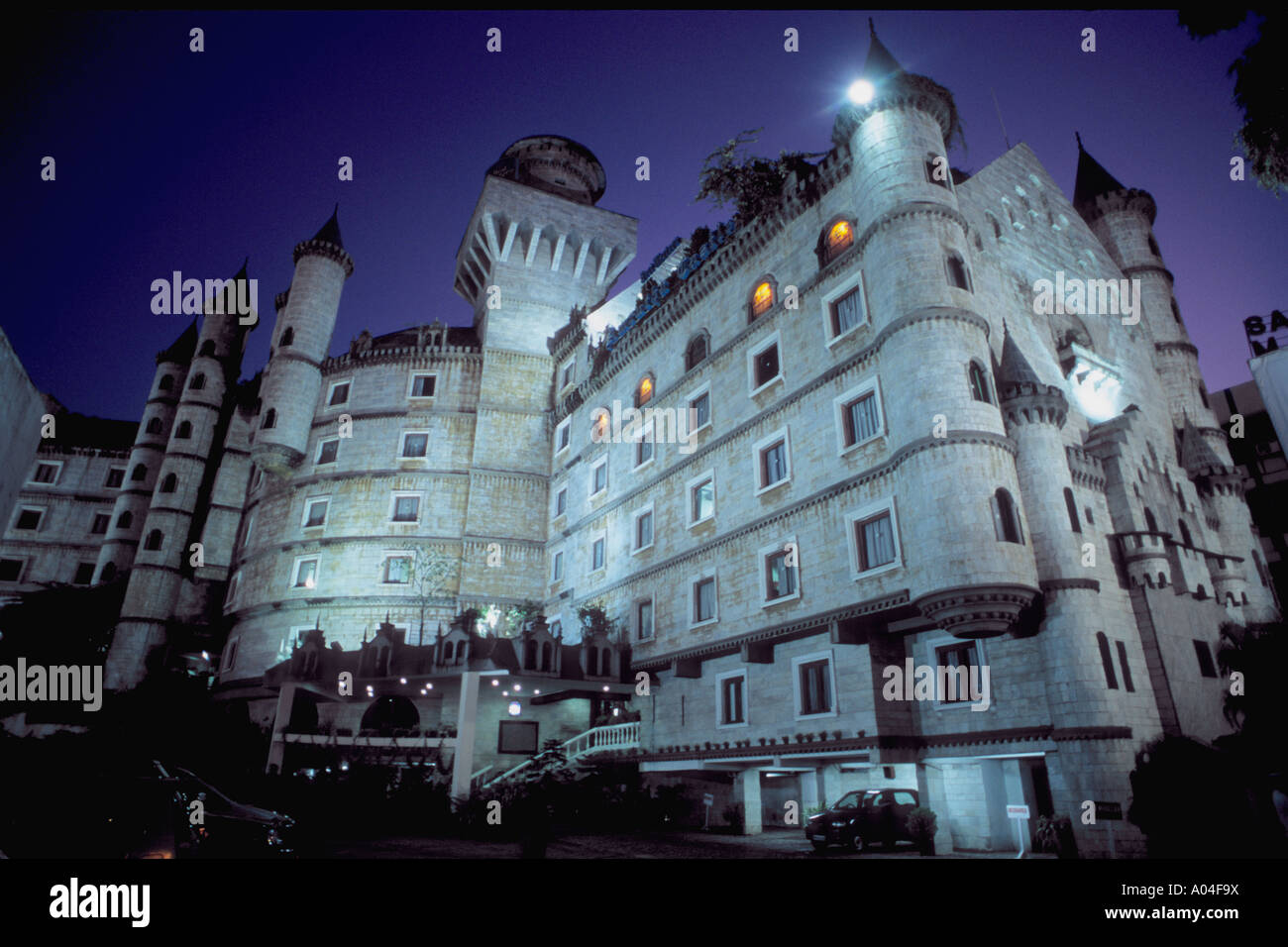 India Andhra Pradesh Hyderabad Amrutha Castle Hotel Stock Photo - Alamy
