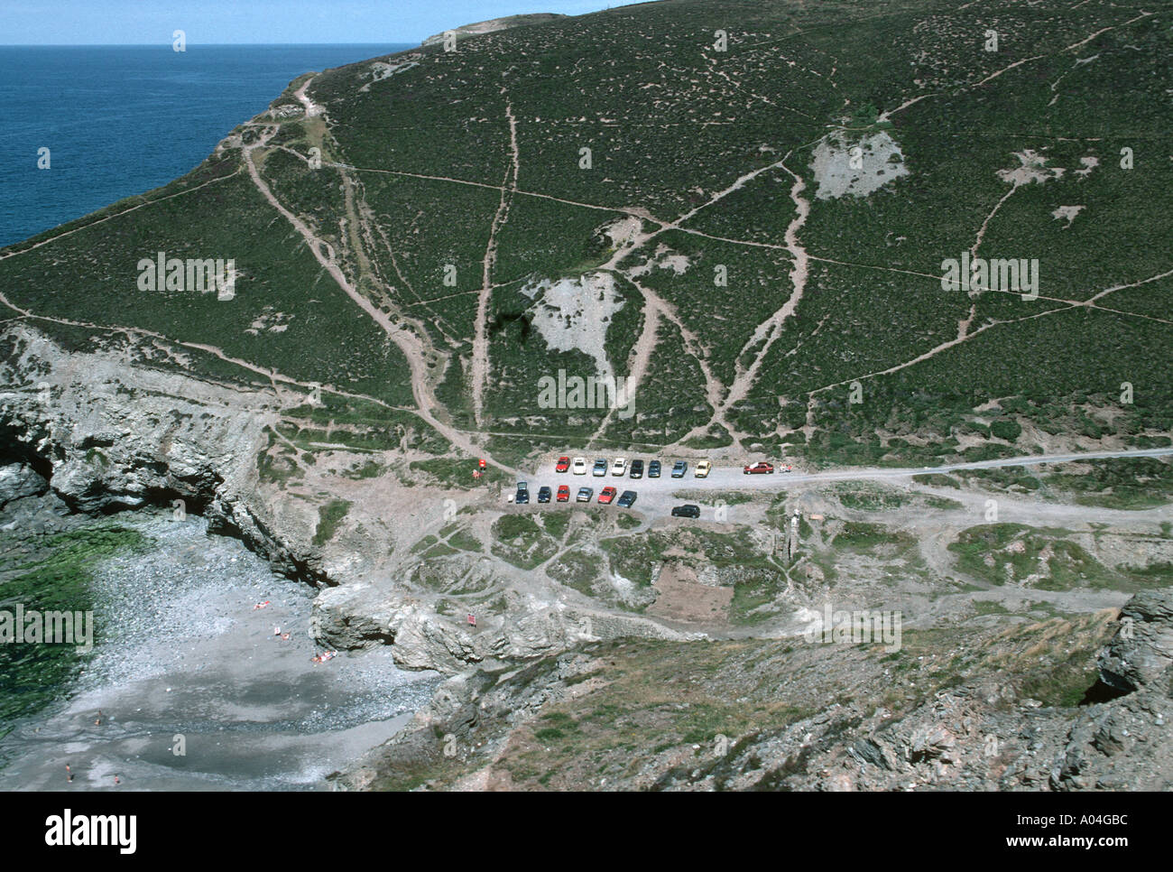 Erosion of coastal cliff paths North Cornwall Cliff Path Portreath ...