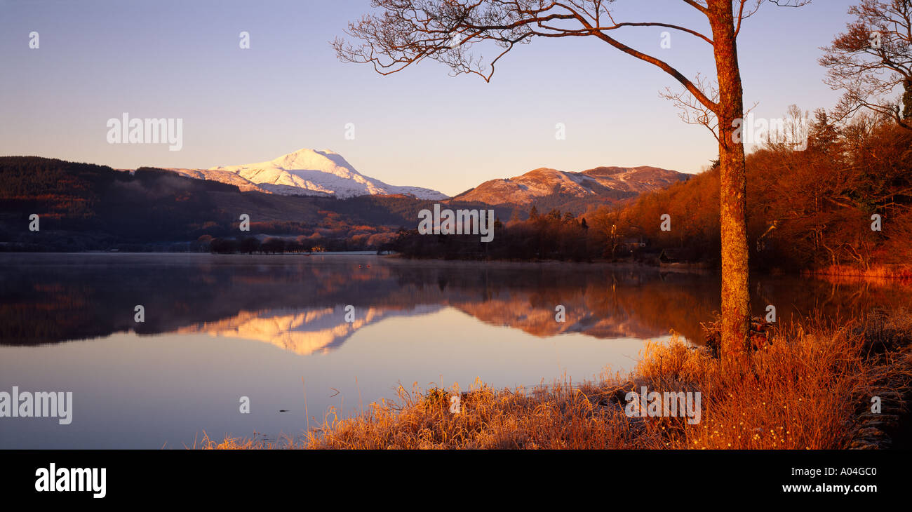 Scottish sunrise loch ard hi-res stock photography and images - Alamy