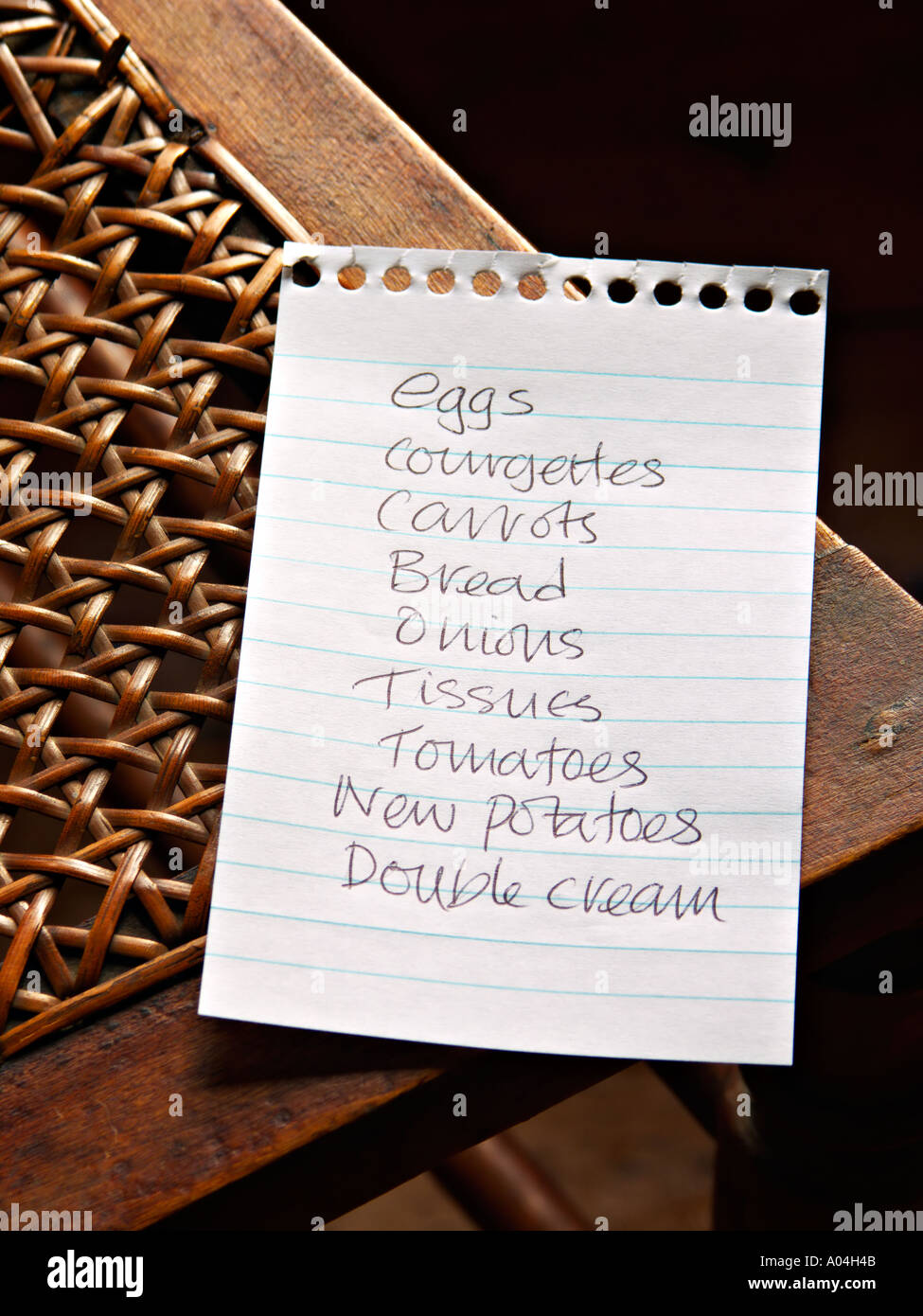 Shopping list hi-res stock photography and images - Alamy