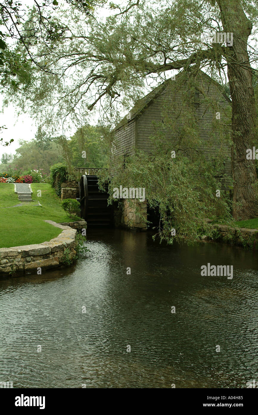 Sandwich cape cod grist mill hi-res stock photography and images - Alamy