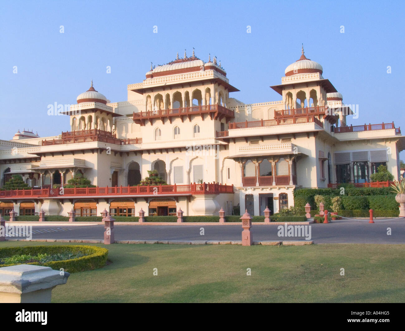 Rambagh palace jaipur hi-res stock photography and images - Alamy