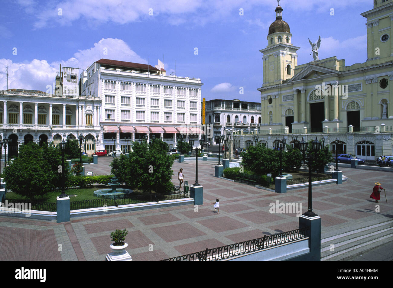 Parque Cespedes Santiago de Cuba Cuba Stock Photo - Alamy