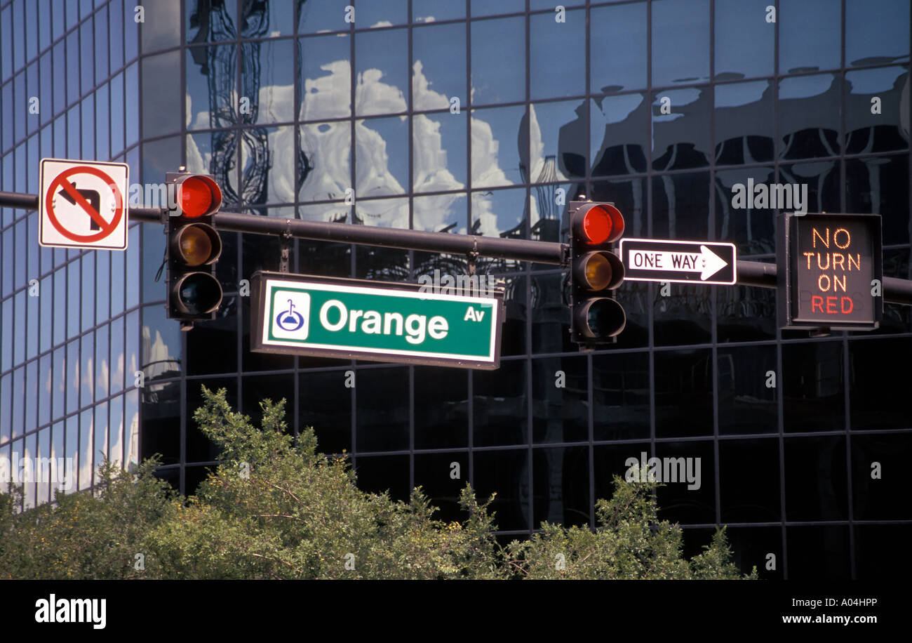 Street signs Orlando Florida Stock Photo - Alamy
