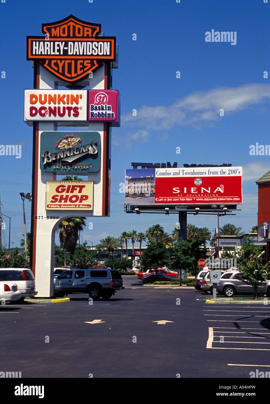 Shop signs Florida USA Stock Photo - Alamy