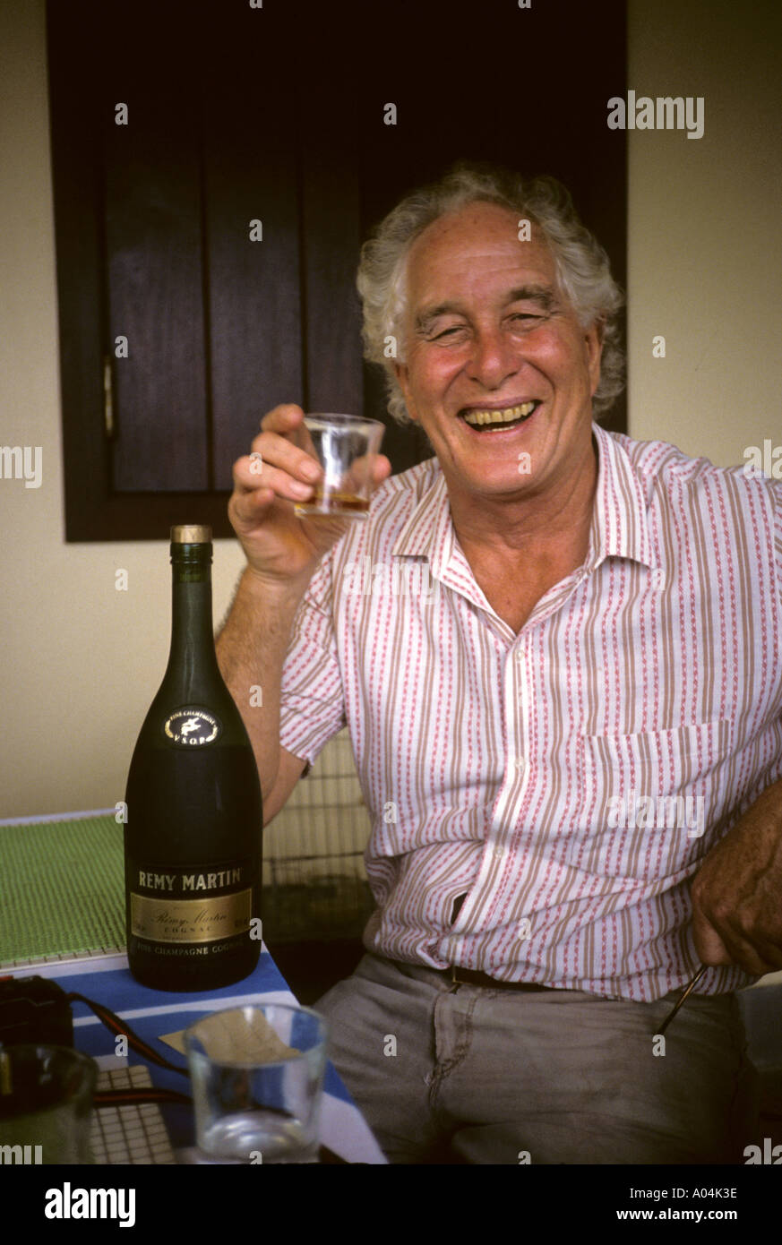 Rio de Janeiro, Brazil; Great Train Robber Ronnie Biggs at home ...