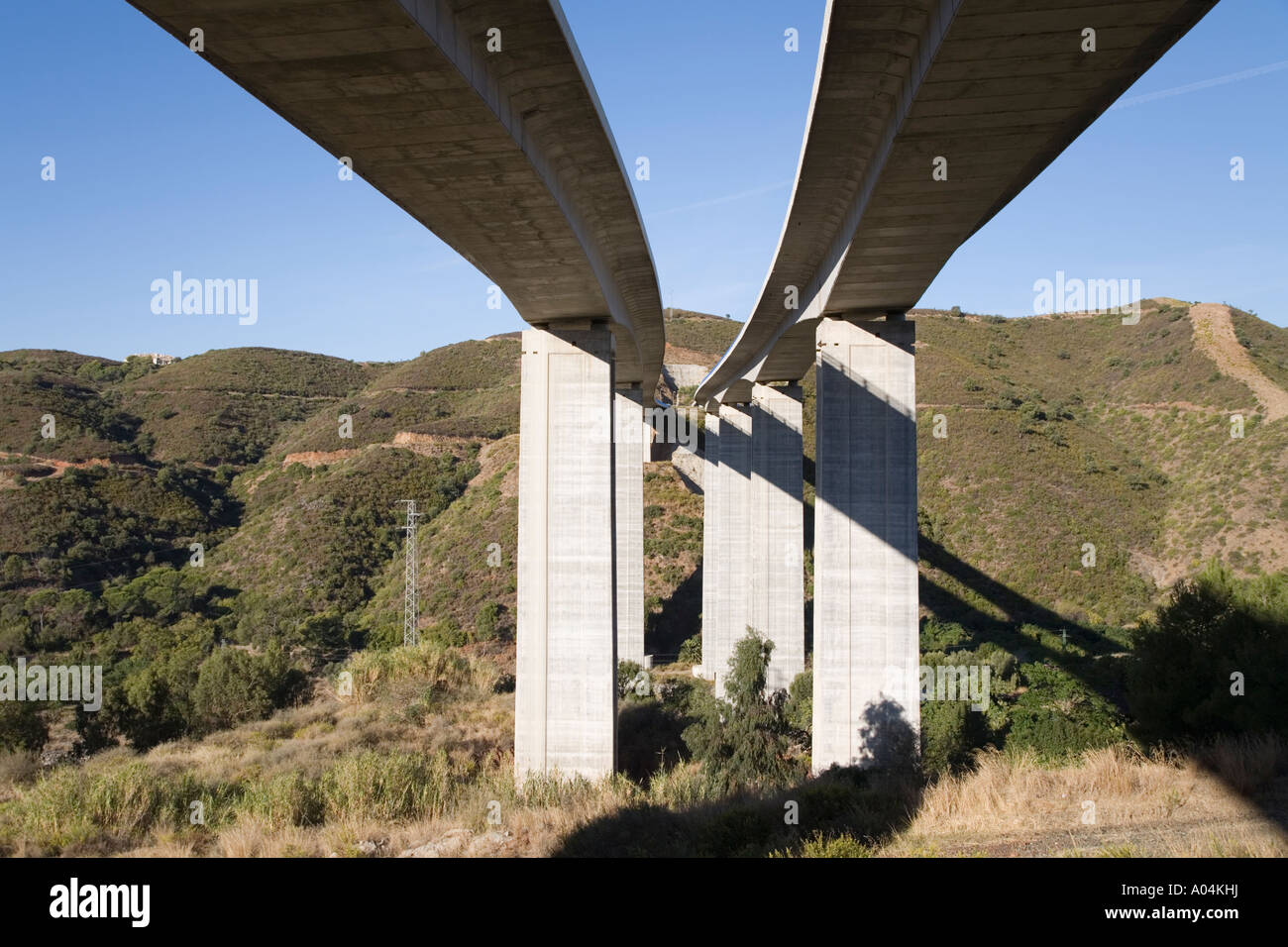 Spanish motorway bridge hi-res stock photography and images - Alamy