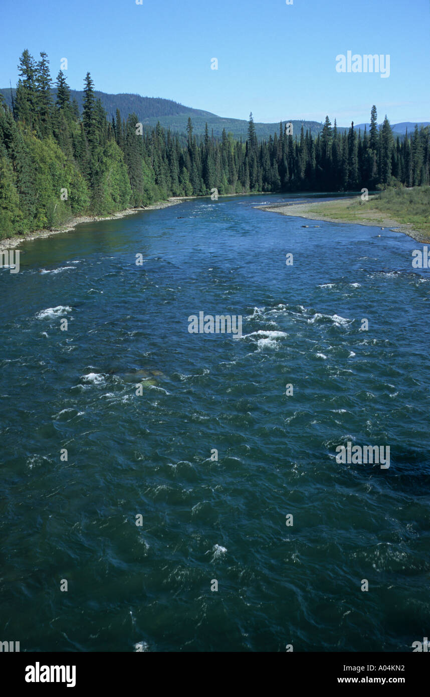 Cariboo river near Likely British Columbia Stock Photo - Alamy