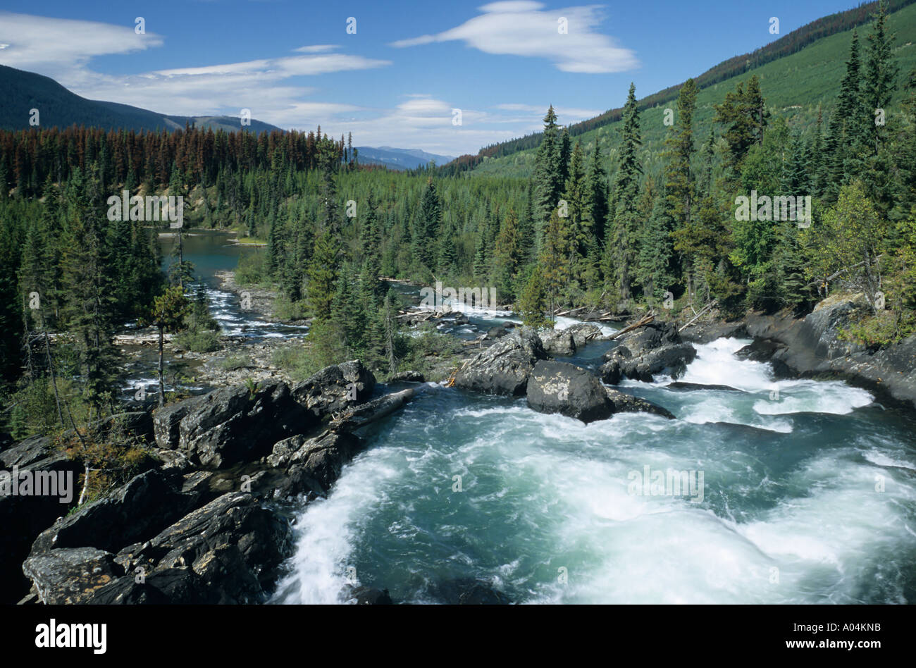 Matthew River near Ghost Lake Recreation Site Cariboo Region British ...