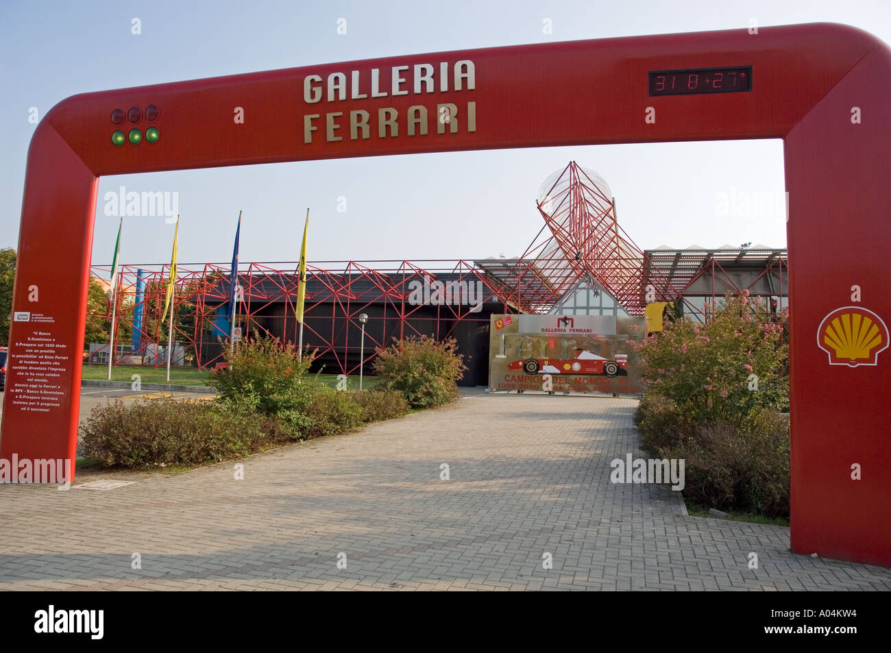 Ferrari capital world grand entrance hi-res stock photography and ...